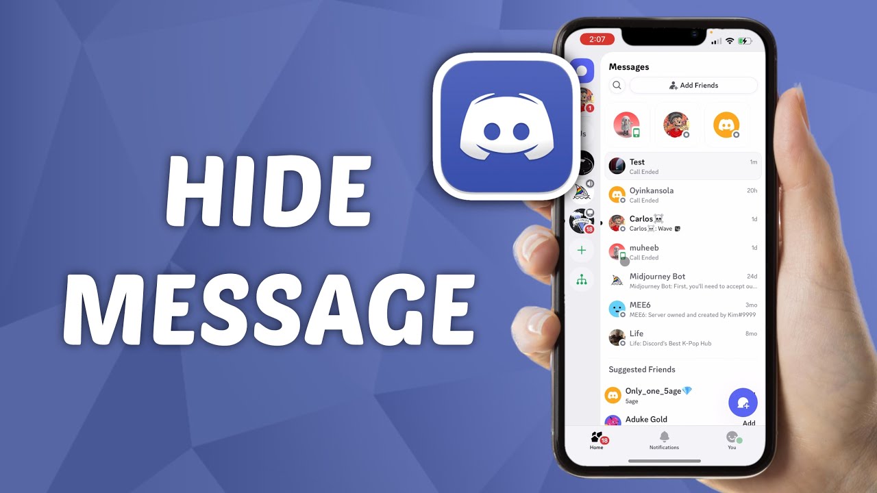 How to Hide Messages on Discord - YouTube