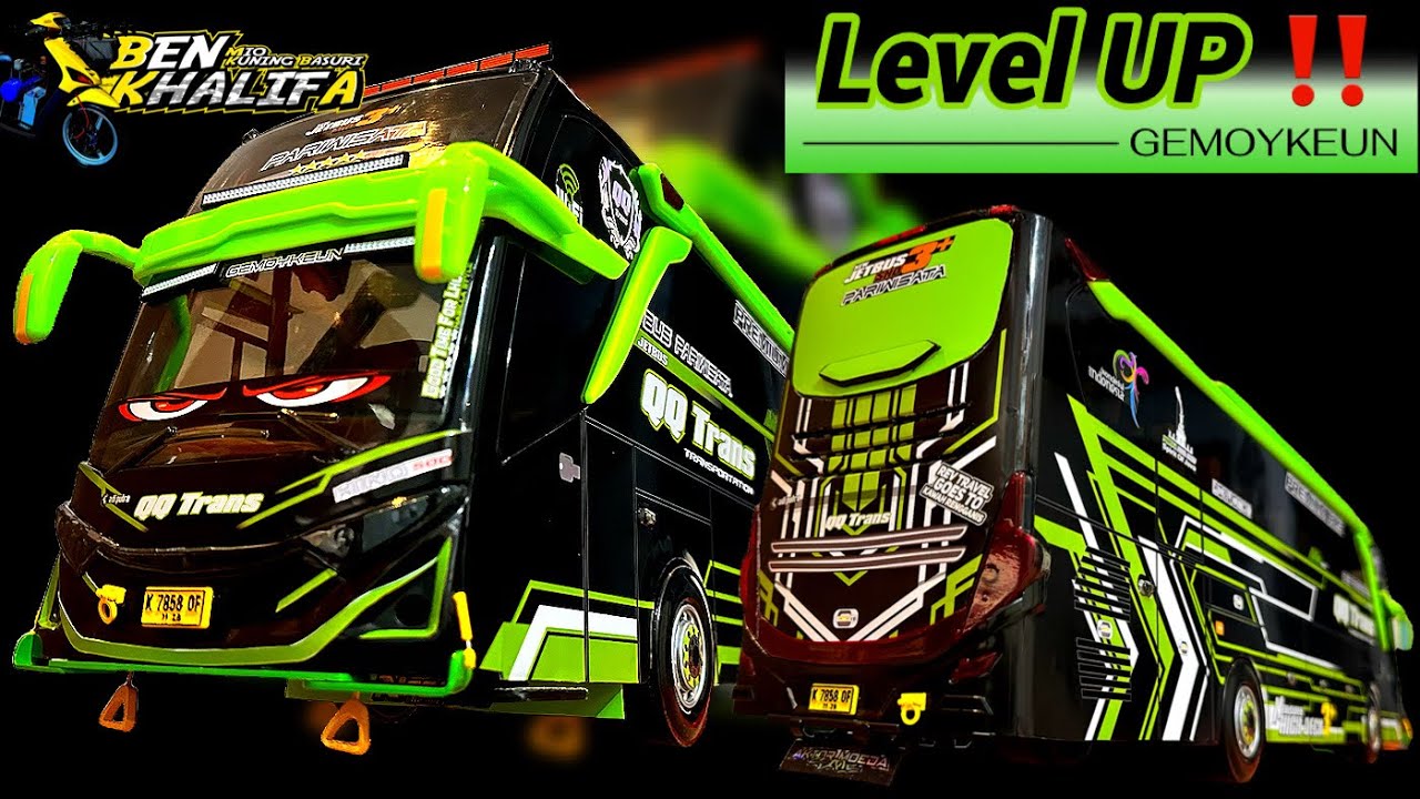 NABILLA COOOO‼‼MODIFIKASI MINIATUR BUS BASURI JUMBO LEVEL 2🔥 - YouTube