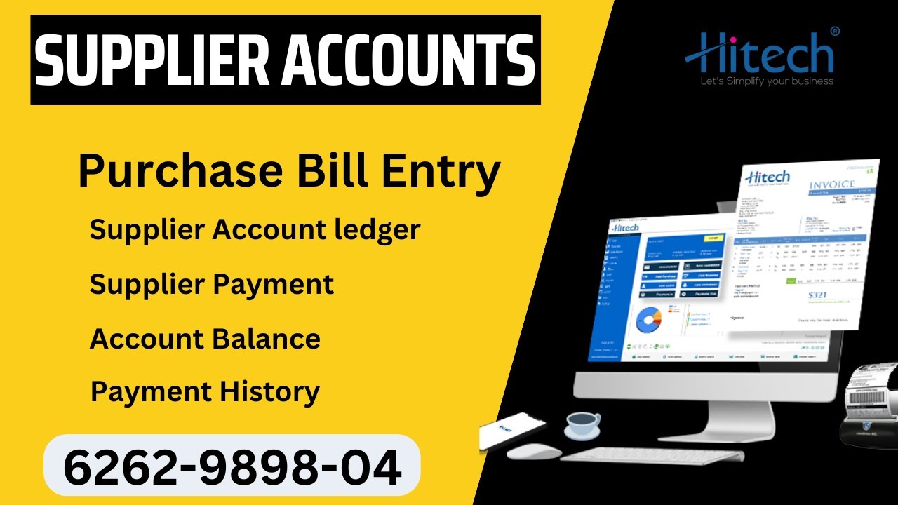 Purchase Bill Entry | Supplier Account ledger | Supplier Payment ...