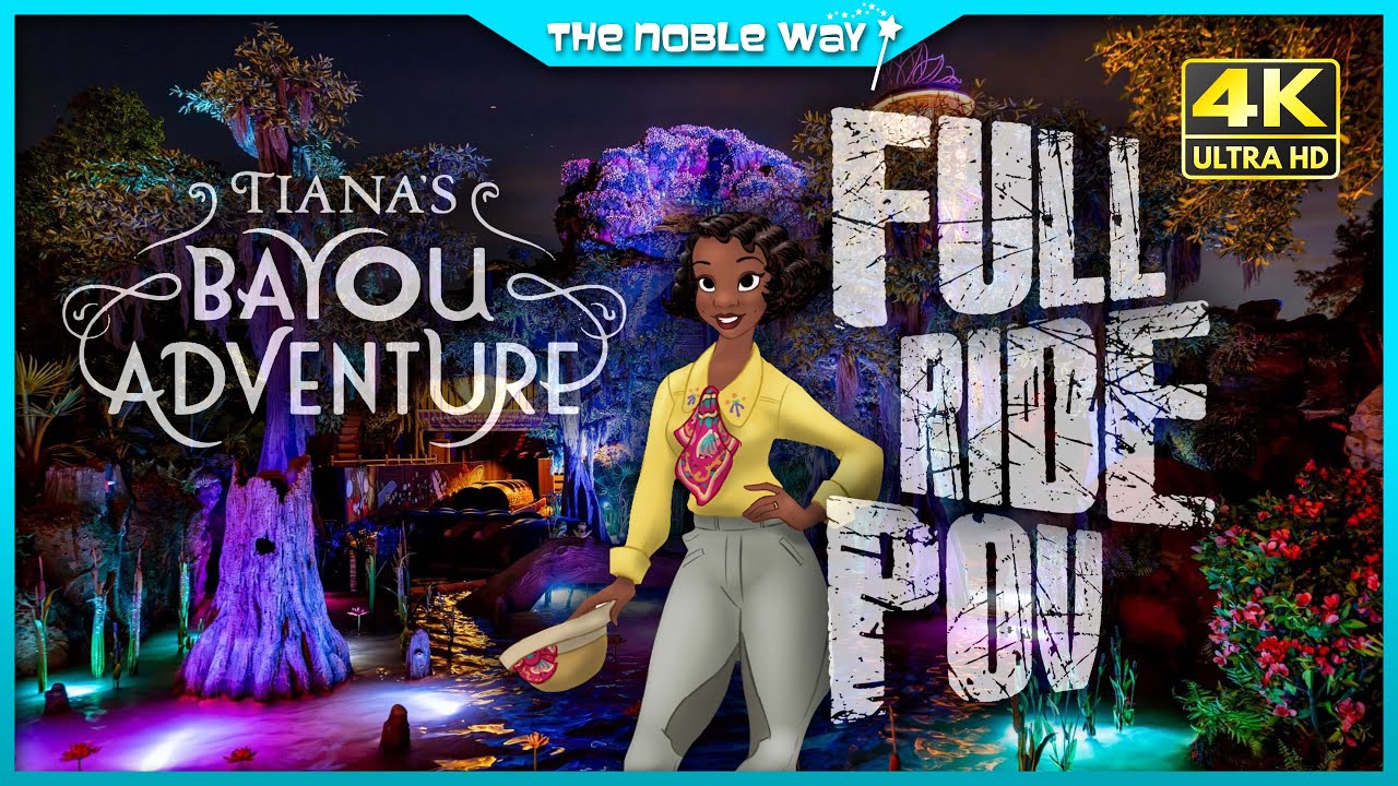 Tiana's Bayou Adventure FULL RIDE POV In 4K: Disney World | Magic ...