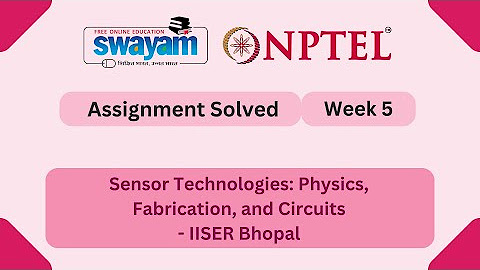 Sensor Technologies: Physics, Fabrication, and Circuits - YouTube