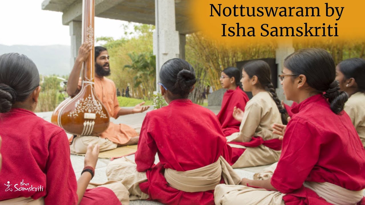Nottuswaram by Isha Samskriti - YouTube