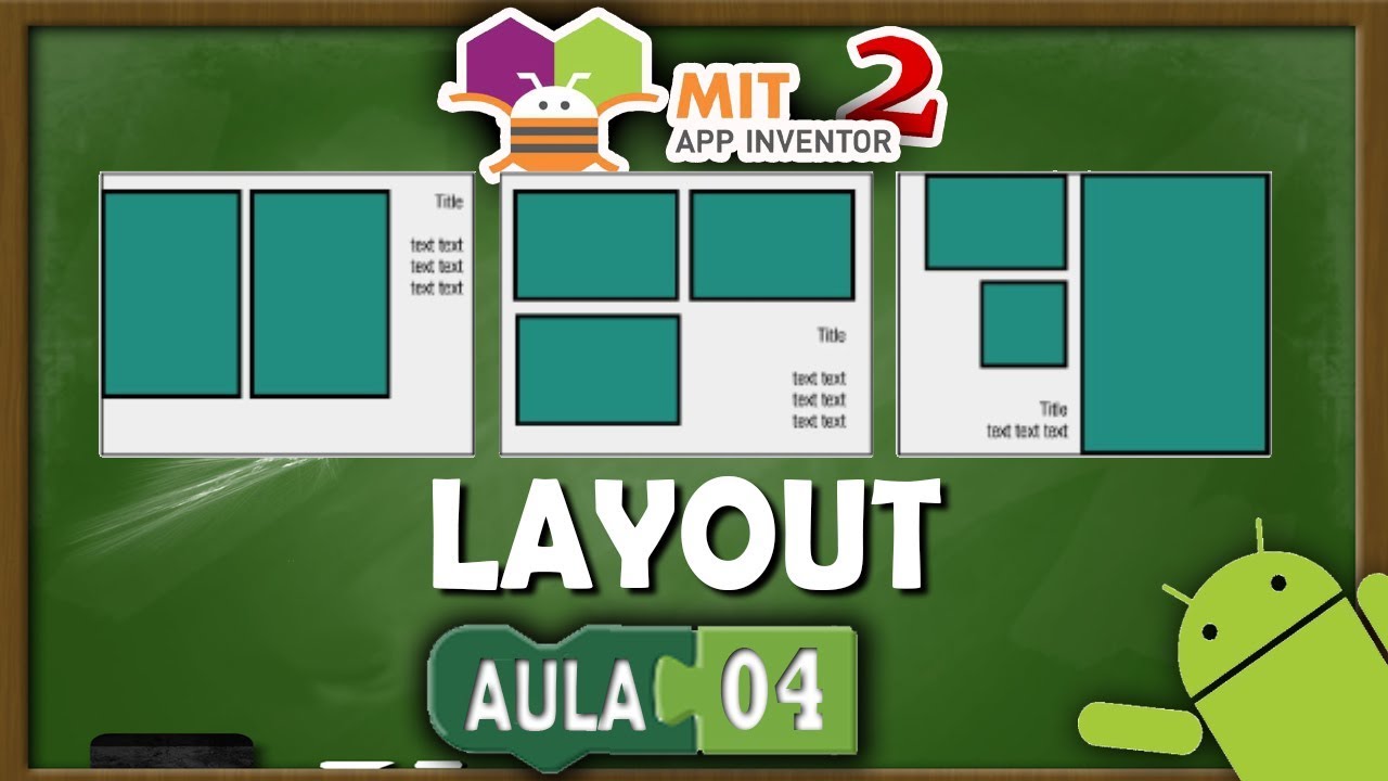 Layout e organização (Aula 04) - MIT App Inventor 2 - YouTube