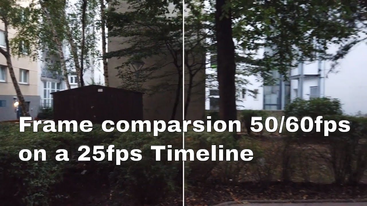 Frame Vergleich 50fps und 60fps - YouTube