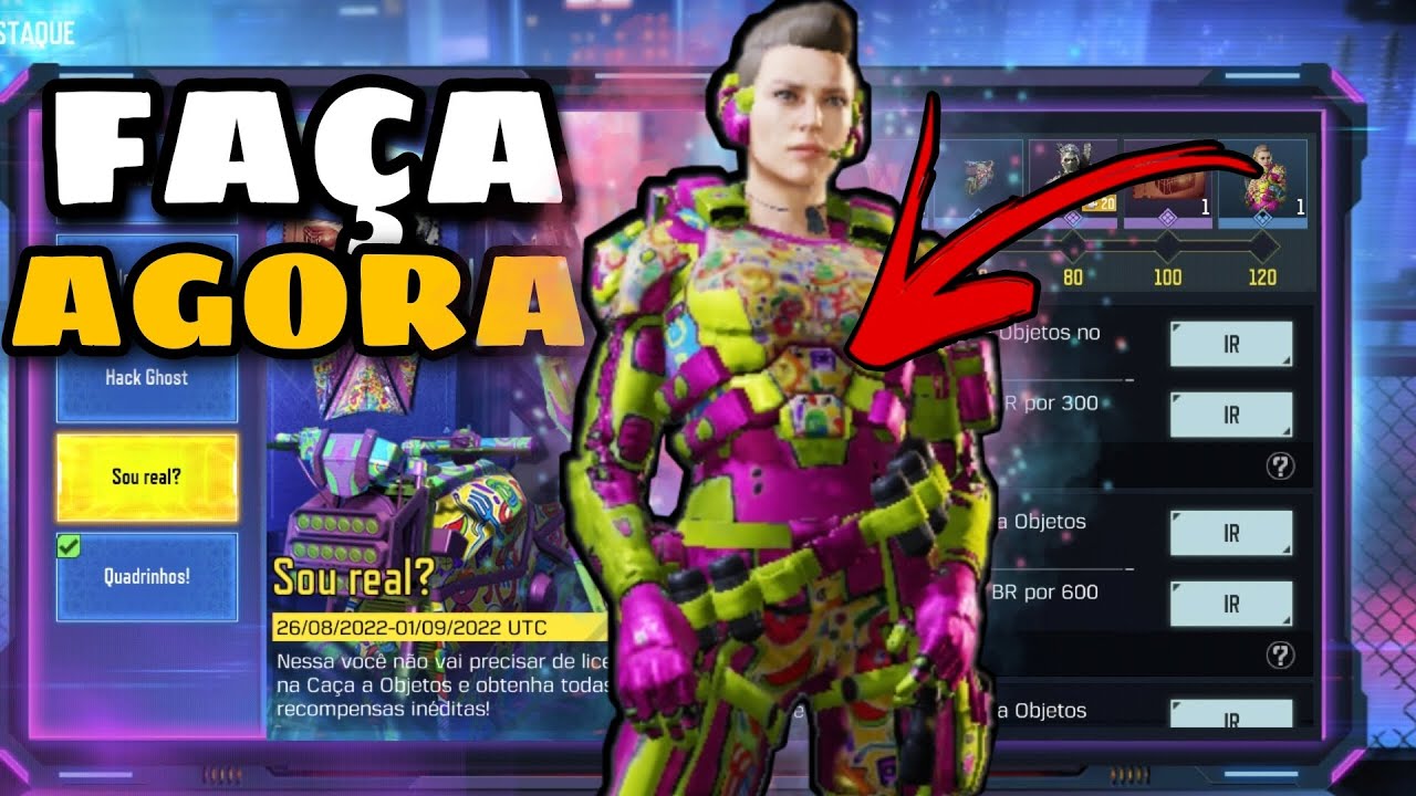 NOVO EVENTO | Skin Battery e fragmentos do Tengu | Br caça objetos ...