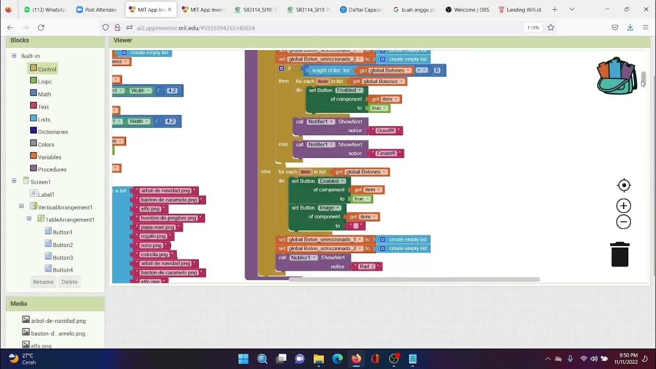 Cara membuat Game Kodular Dengan menggunakan MIT App Inventor - YouTube