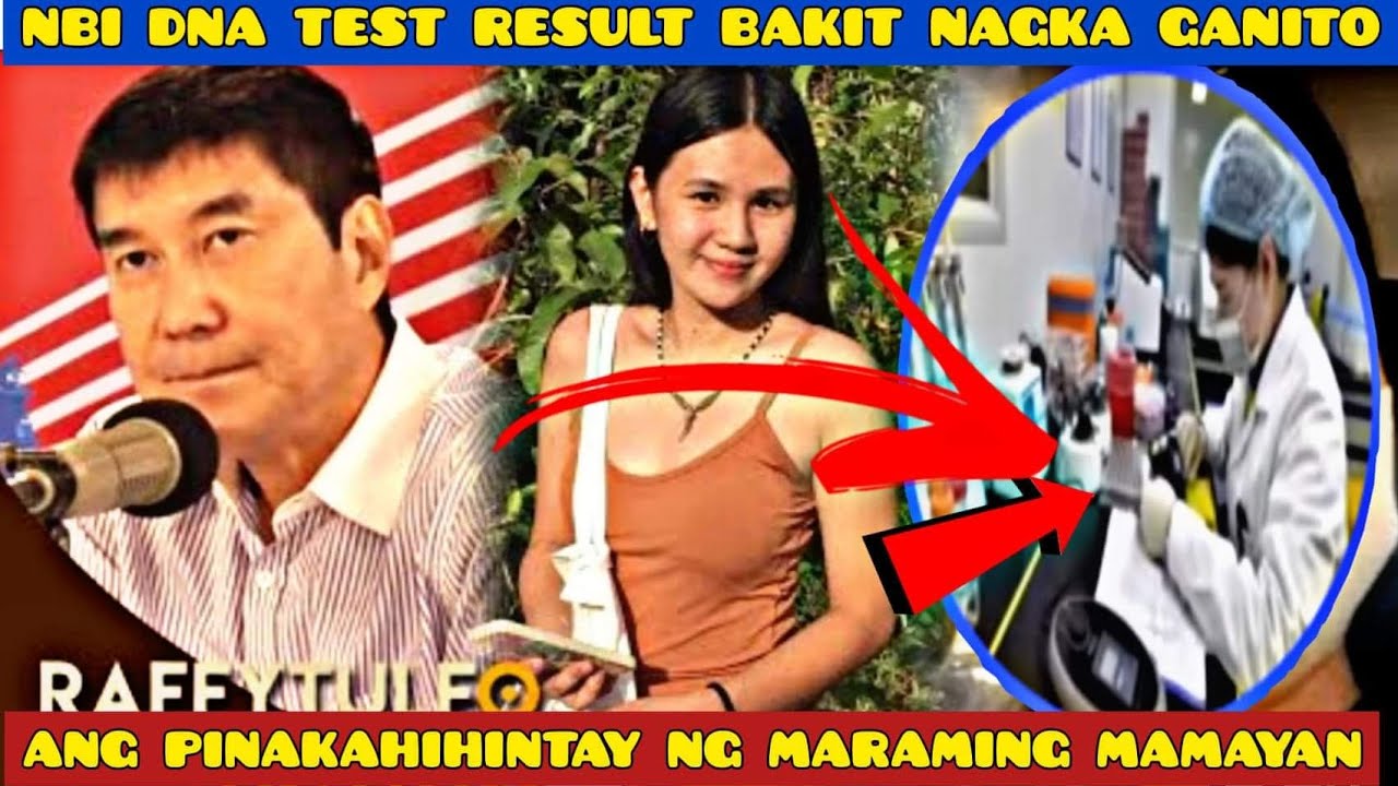 KAPAPASOK P LNG N PAHAYAG NG NBI DNA TEST RESULT JOVELYN GALLENO MATCH ...