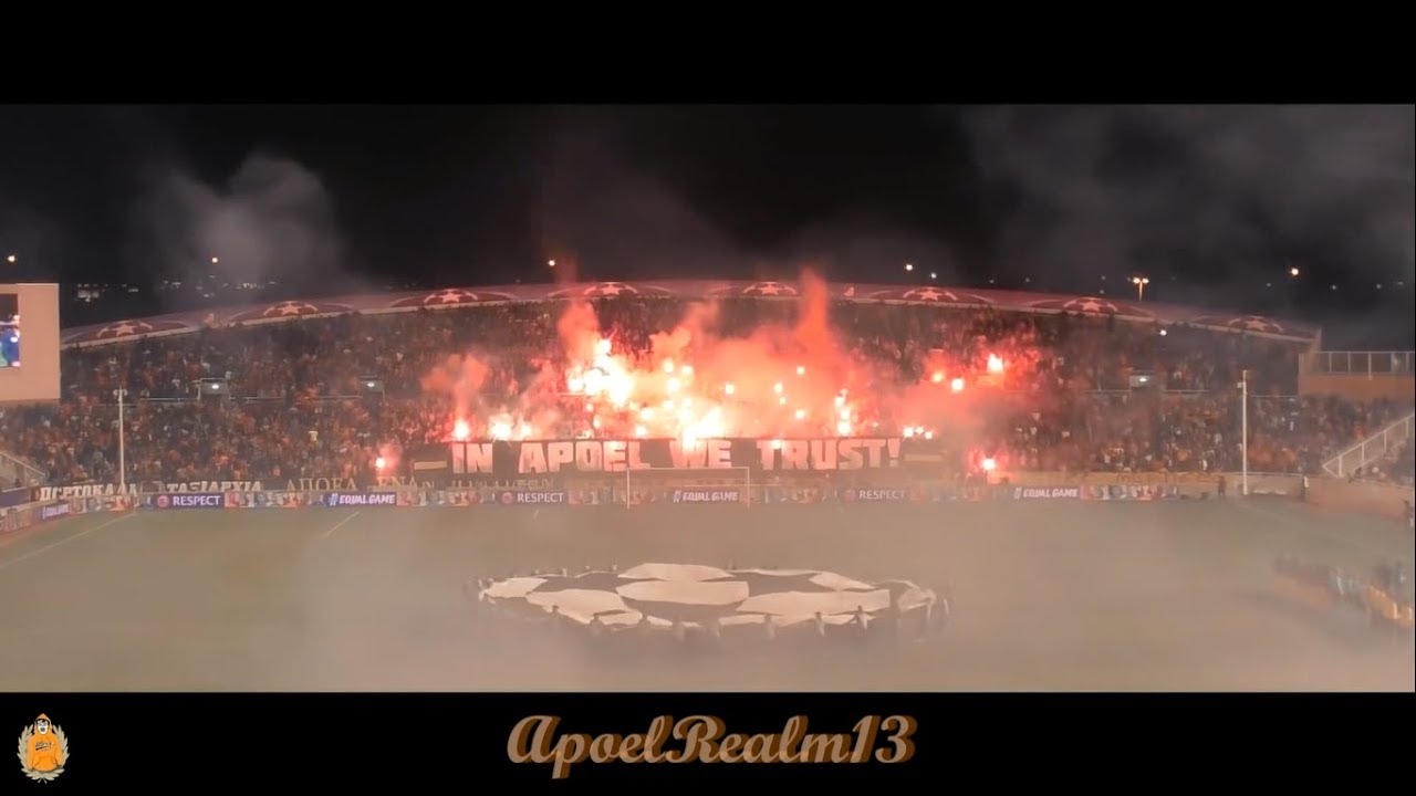 APOEL Ultras Vs BvB Dortmund | Choreo | 17/10/2017 | (HD) - YouTube