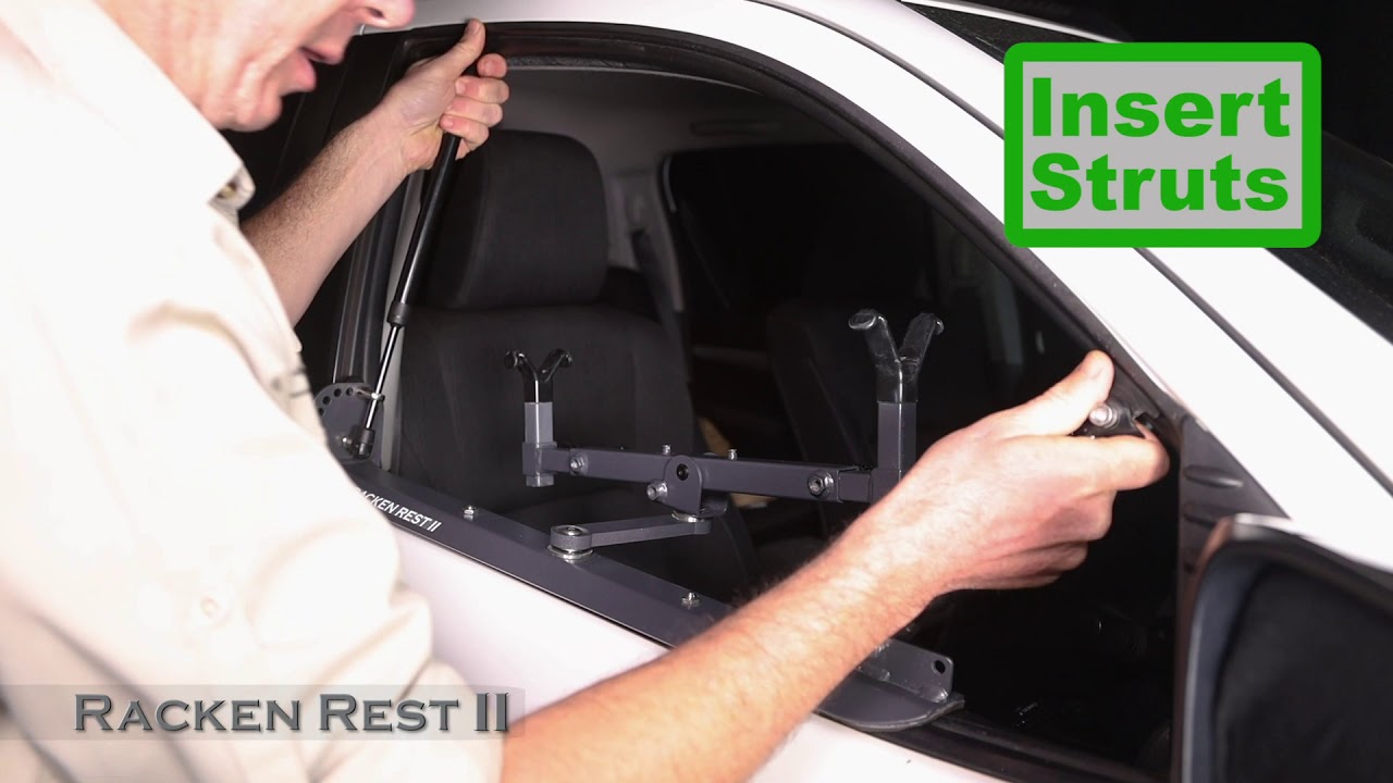 How to set up and mount your Racken Rest II gun rest - YouTube