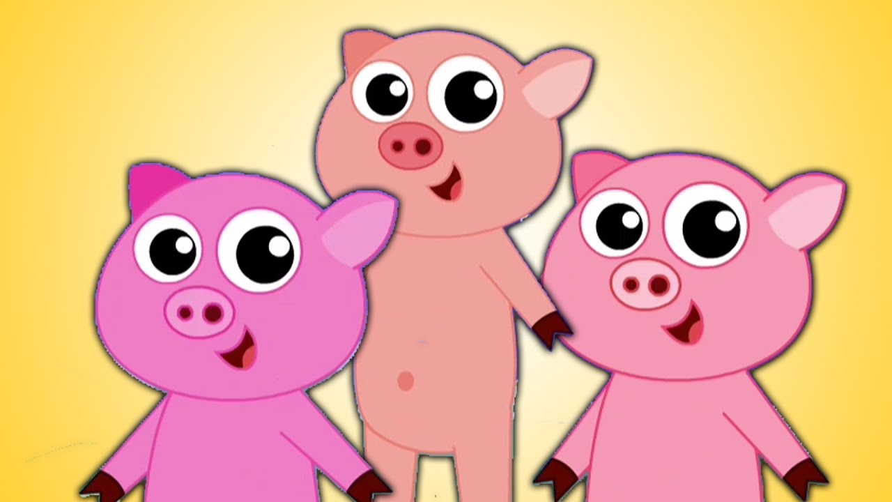 Cinco pequenos piggies | Canções do bebê | musica infantil | Preschool ...