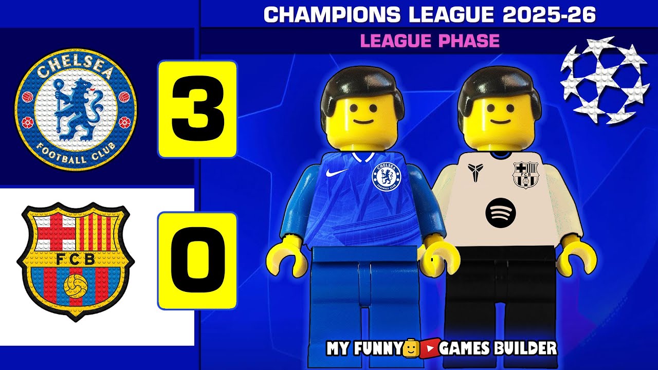 Chelsea vs Barcelona 3-0 | Champions League 2025 Goals Highlights lego ...