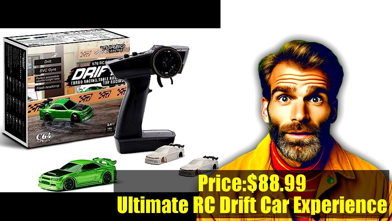 Buy Turbo Racing 1:76 Scale Drift RC Car with Gyro Mini Full ...
