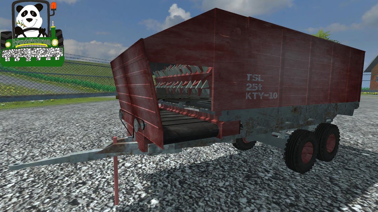 Farming Simulator 2013 Mod Review Feed wagon KTU 10 v 1 0 MP - YouTube
