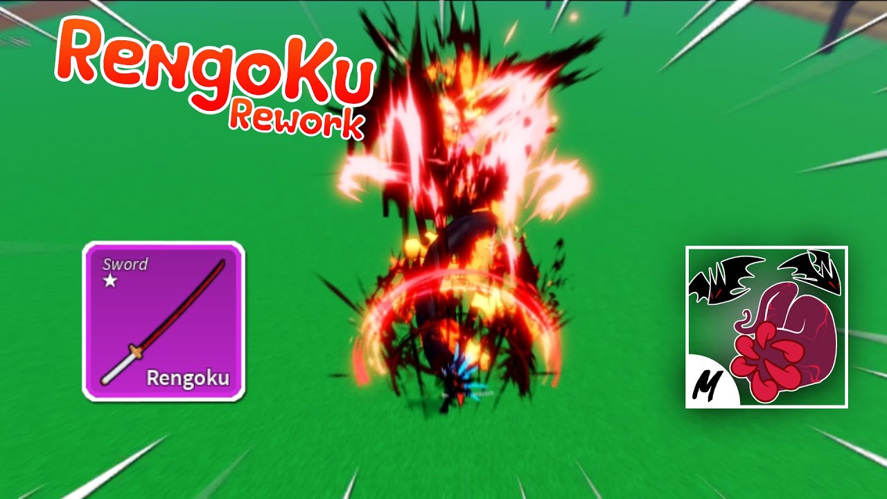 Rengoku Rework + Sanguine Art Combo Bounty Hunting | Blox Fruits - YouTube