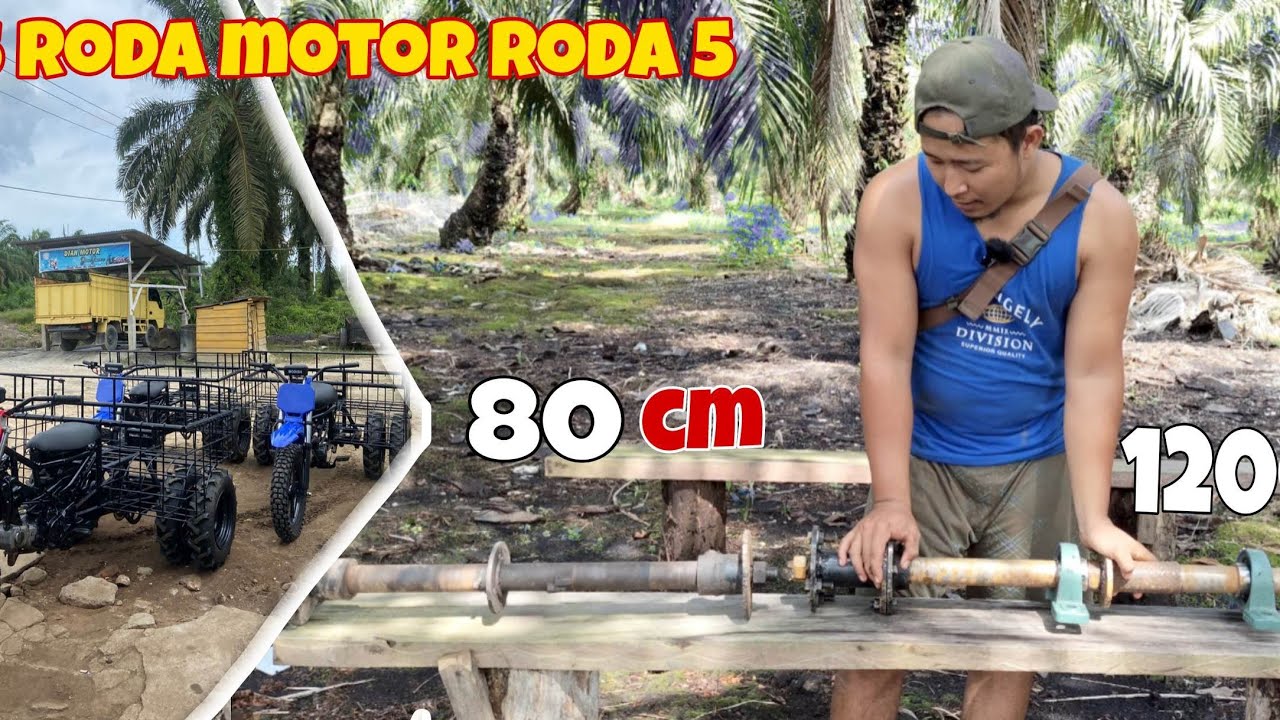 REVIEW AS RODA MOTOR LANGSIR SAWIT RODA 5 , GANTI MODEL BARU - YouTube