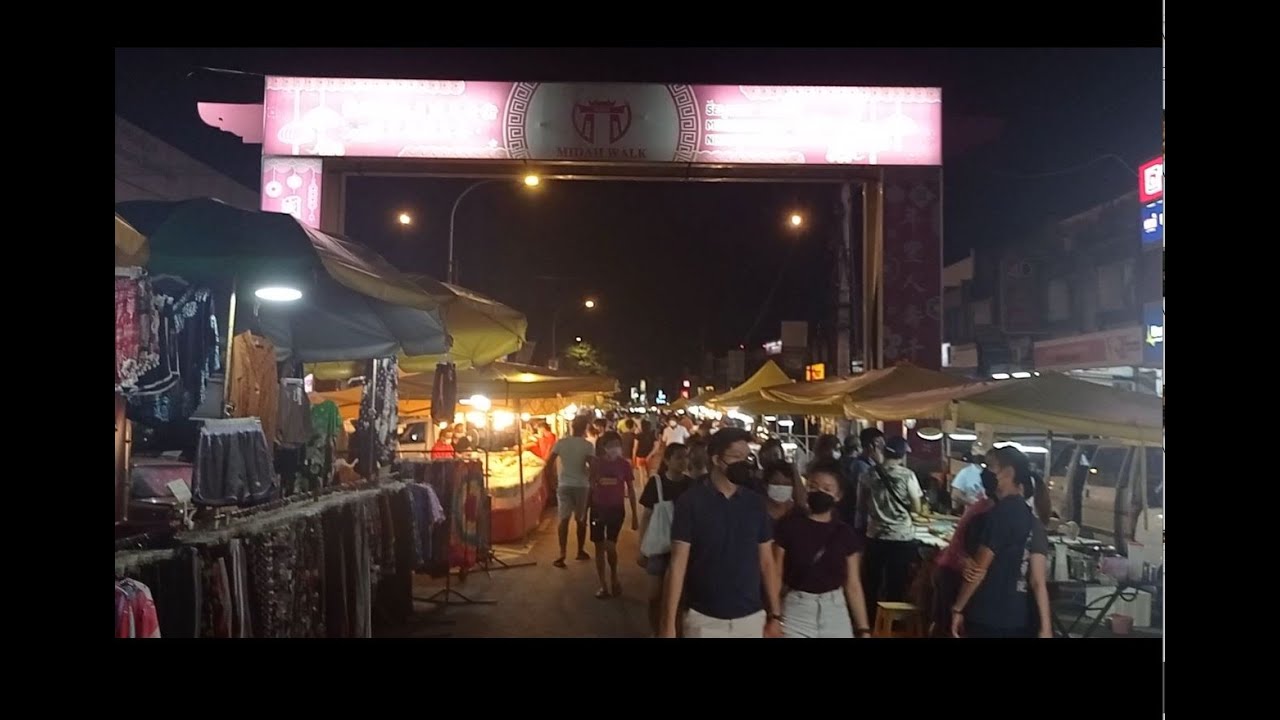 Taman Midah Night Market in Cheras (Kuala Lumpur) - YouTube