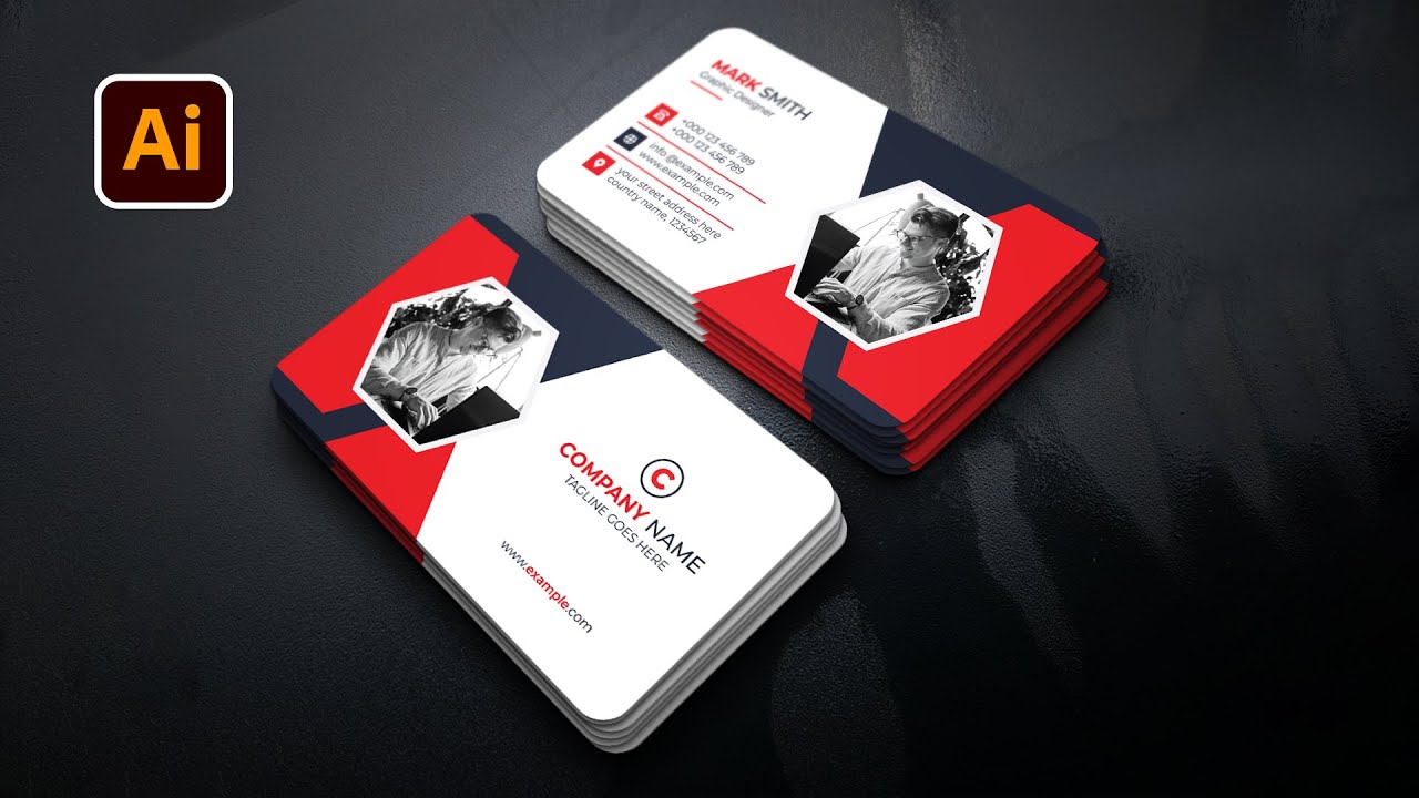 Adobe Illustrator 2025 Business Card Tutorial Design Like a Pro - YouTube