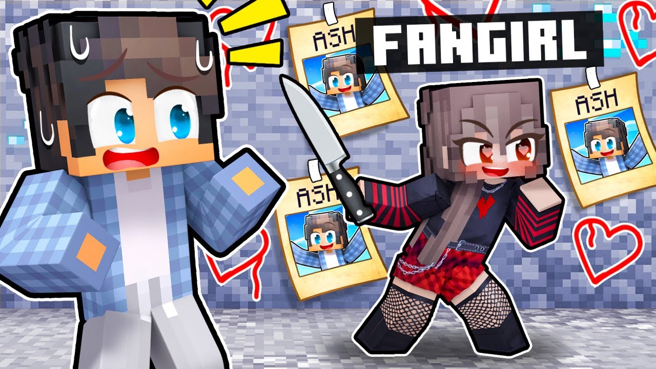 7 SECRETS About CRAZY FAN GIRL in Minecraft! - YouTube