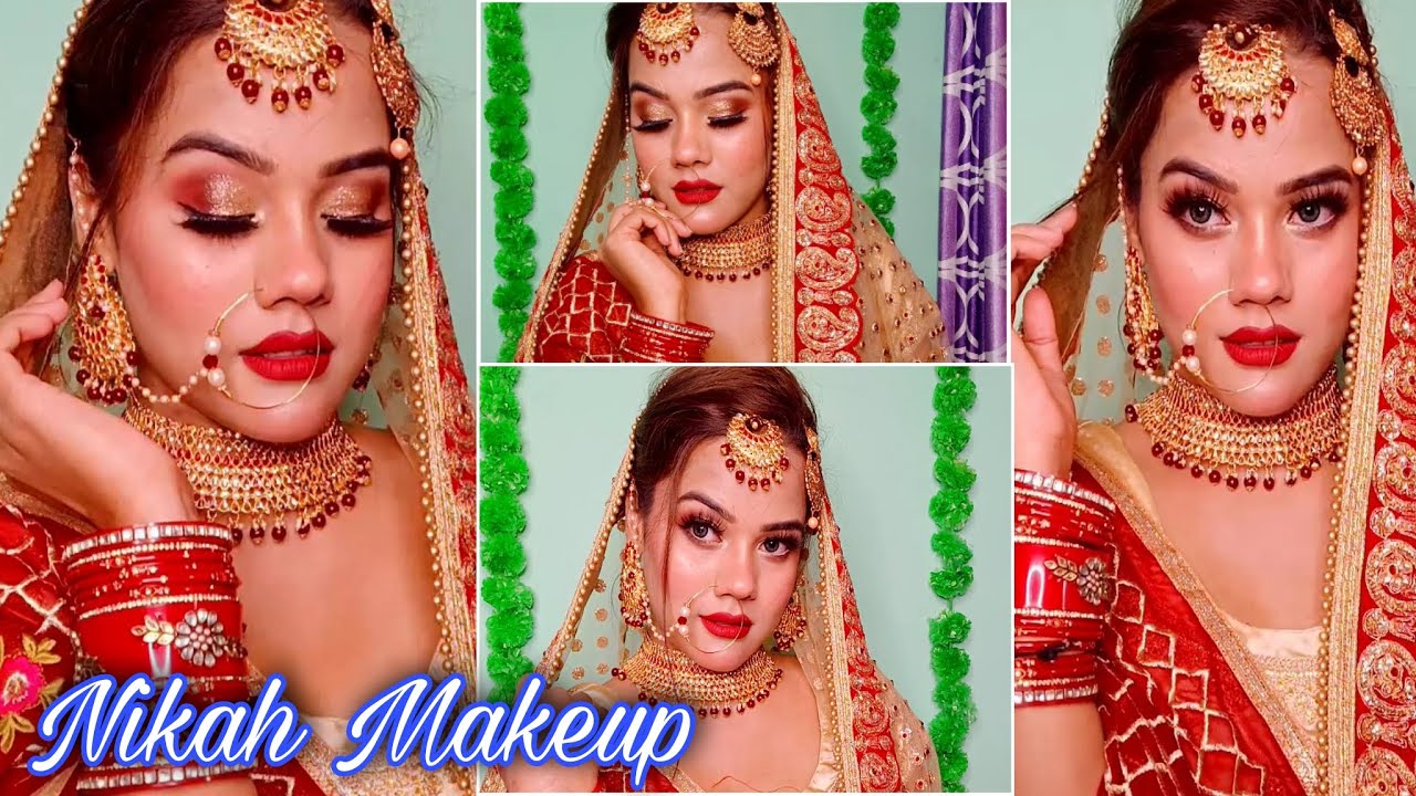 Nikah Makeup Look | Step By Step Bridal Makeup For Beginners | Muslim ...