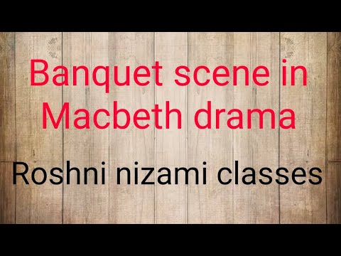 Banquet scene in Macbeth drama #macbeth - YouTube