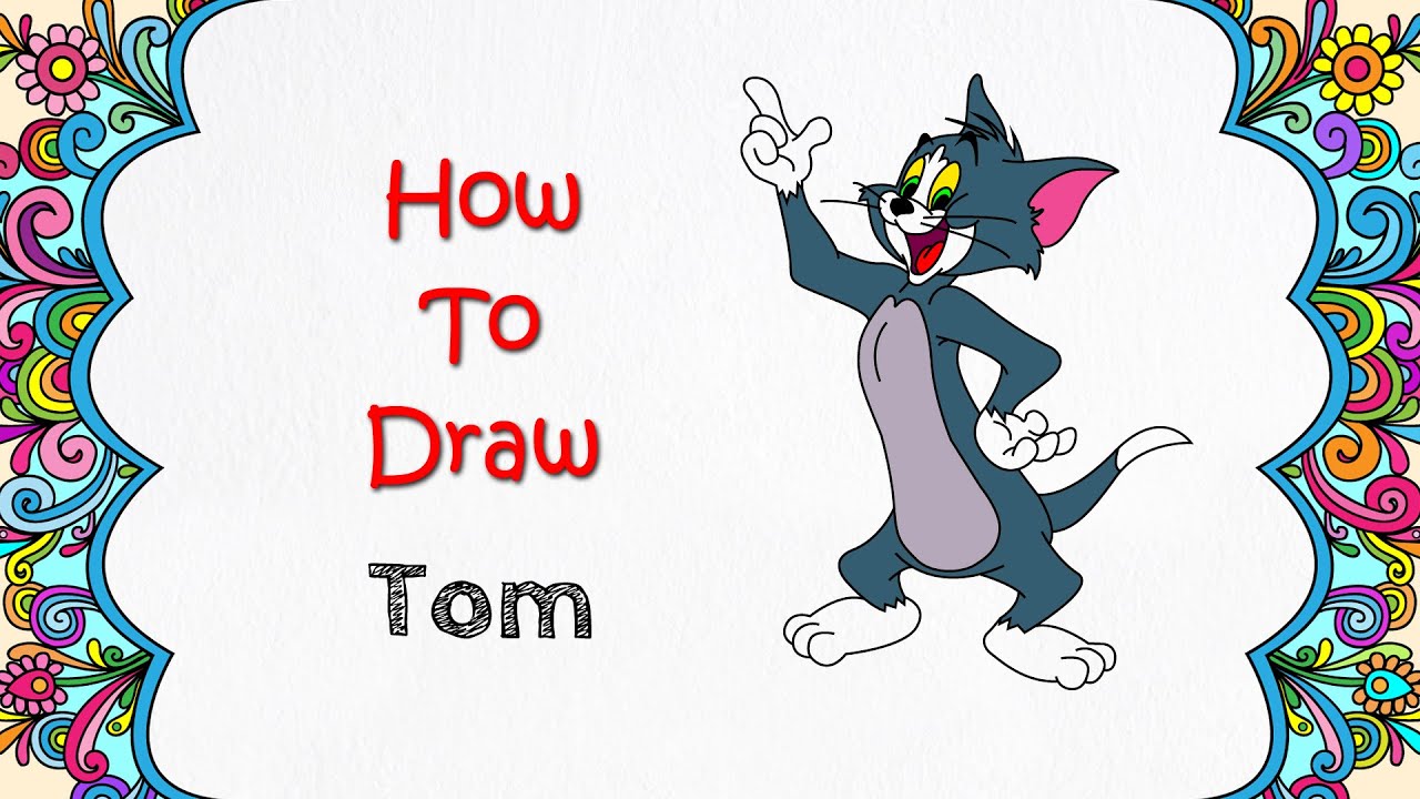 How to draw Tom || How to draw Tom Step By Step || Cool Colors - YouTube
