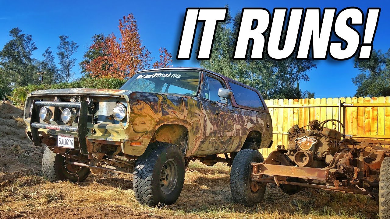 Plymouth Trailduster Runs After 10 Years! - YouTube
