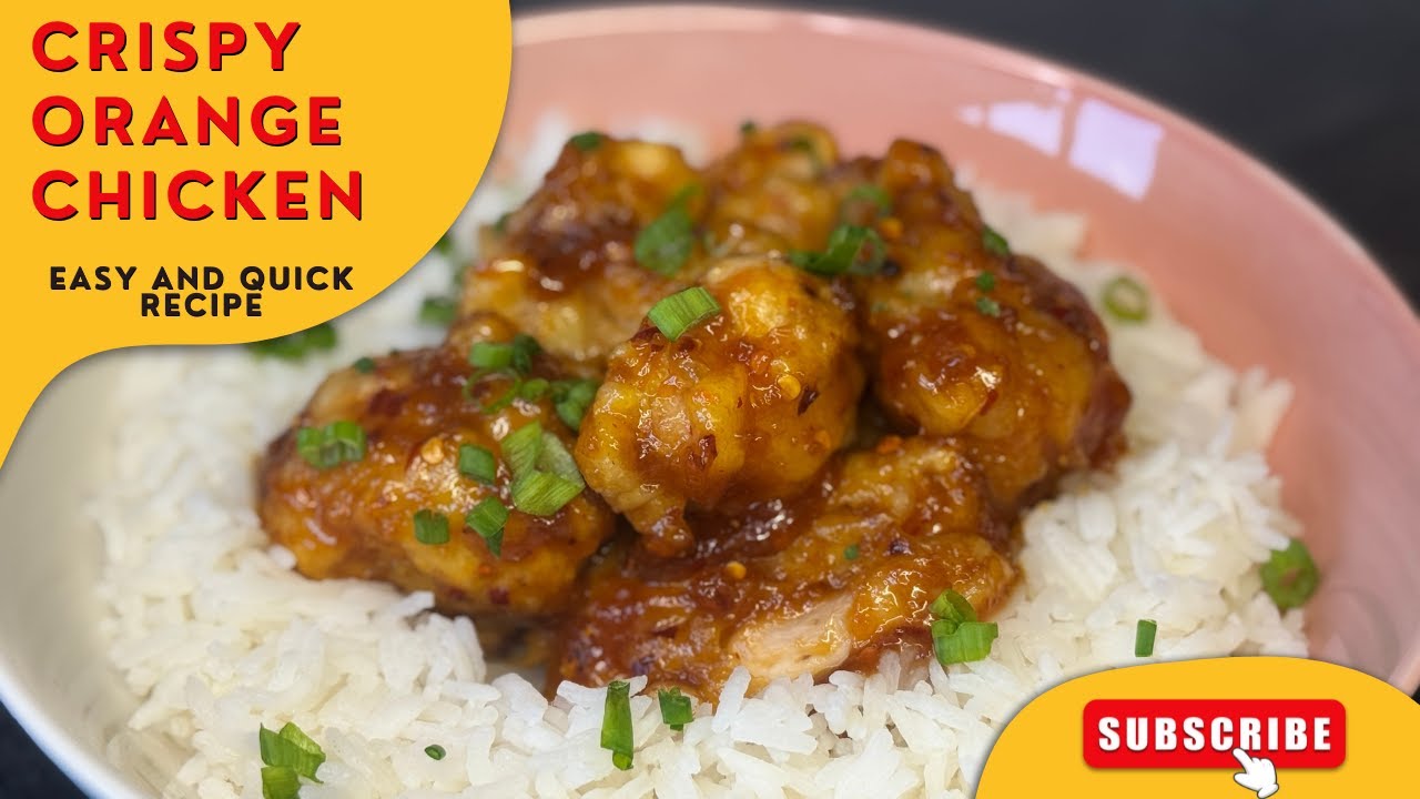 How To Make Yummy Orange Chicken At Home! | Faheems Cuisines - YouTube
