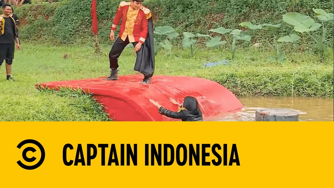 Captain Indonesia | Takeshi's Castle | Comedy Central Africa - YouTube