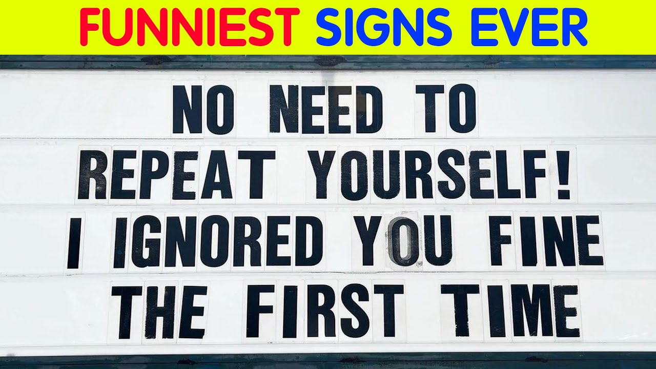 The Funniest Signs You’ll Ever See – Comedy Gold on Every Corner (PART ...