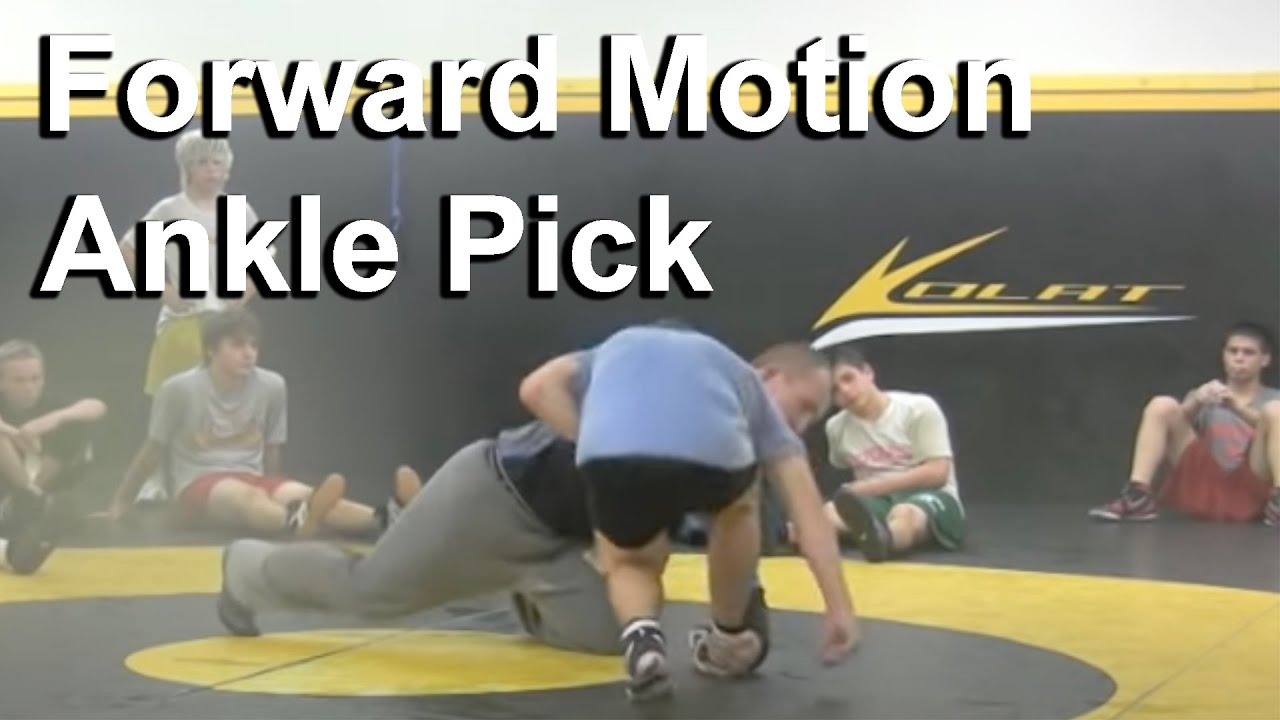Forward Motion Ankle Pick - Cary Kolat Wrestling Moves - YouTube