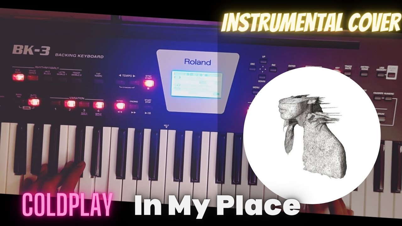 In My Place - Coldplay | Instrumental Piano Cover | Piano Tutorial ...