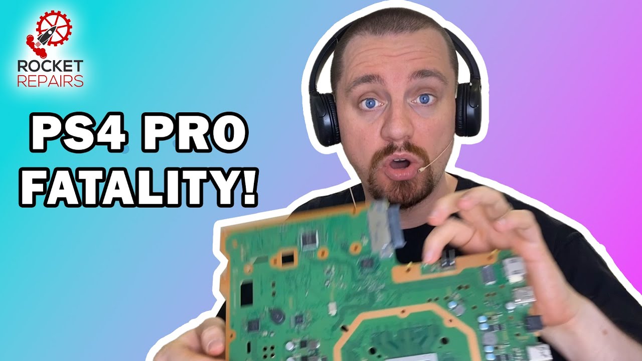 PS4 Pro repair - Another self clean gone wrong! Let's Fix it! - YouTube