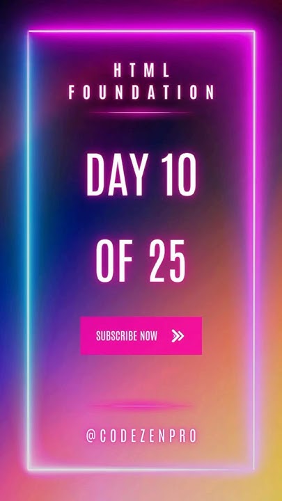 HTML Basics for Freshers - Day 10 of 25. #freshers #fresherjob # ...