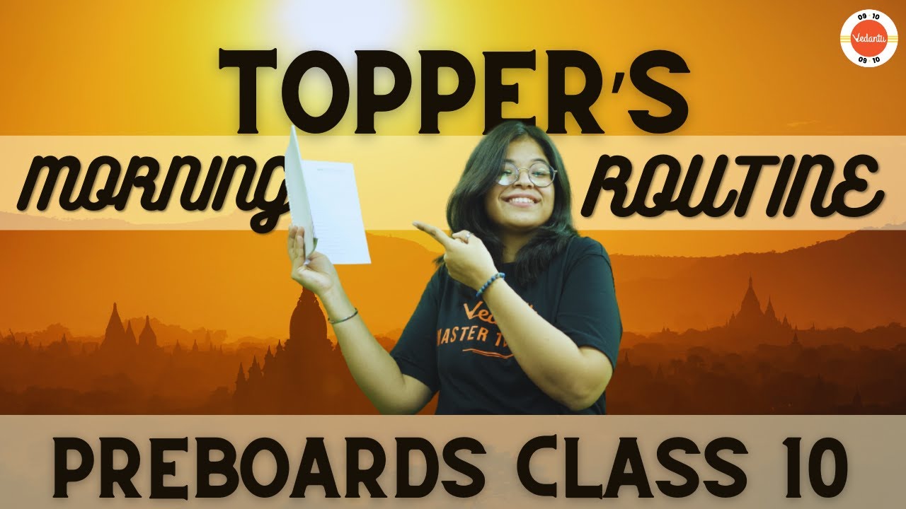 Topper's Morning Routine for Class 10 Pre Boards CBSE 10th Study ...