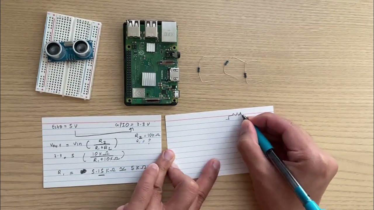 Measure Distance using Raspberry PI with Ultrasonic Sensor - YouTube