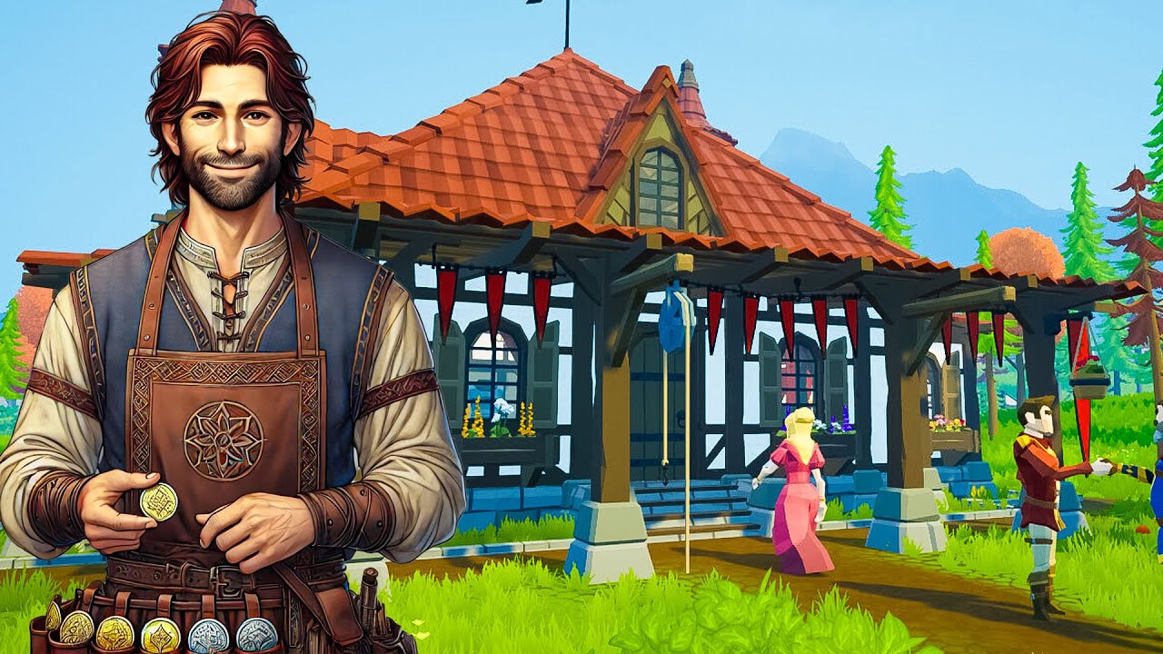 FIRST Look At The Life Of A Medieval Shopkeeper Survival Game! Cozy ...
