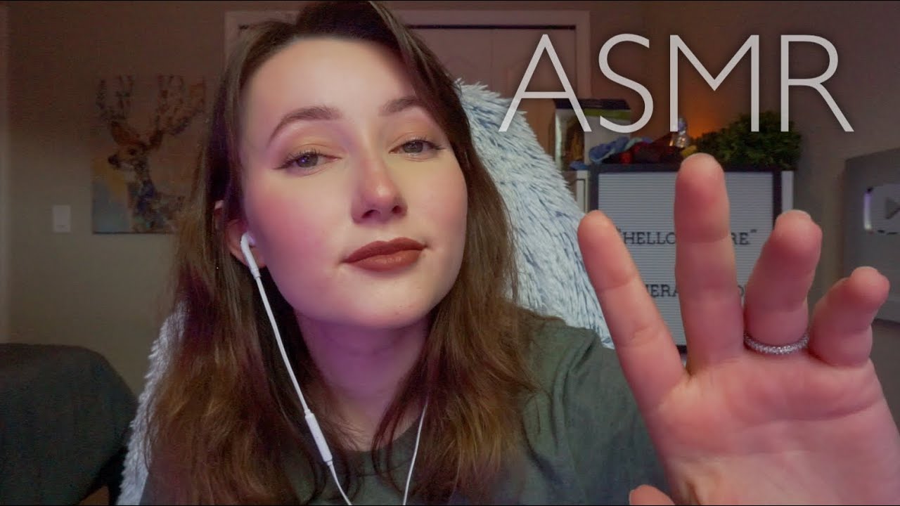 ASMR ~ EXTRA Hand Movements & Whispering Names - YouTube