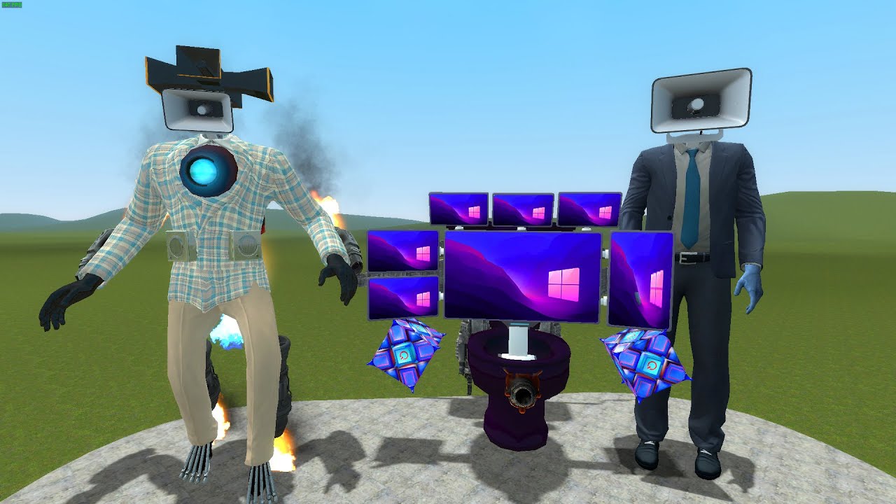 NEW UPGRADED TV STRIDER VS ALL SKIBIDI TOILET BOSSES In Garry's Mod ...