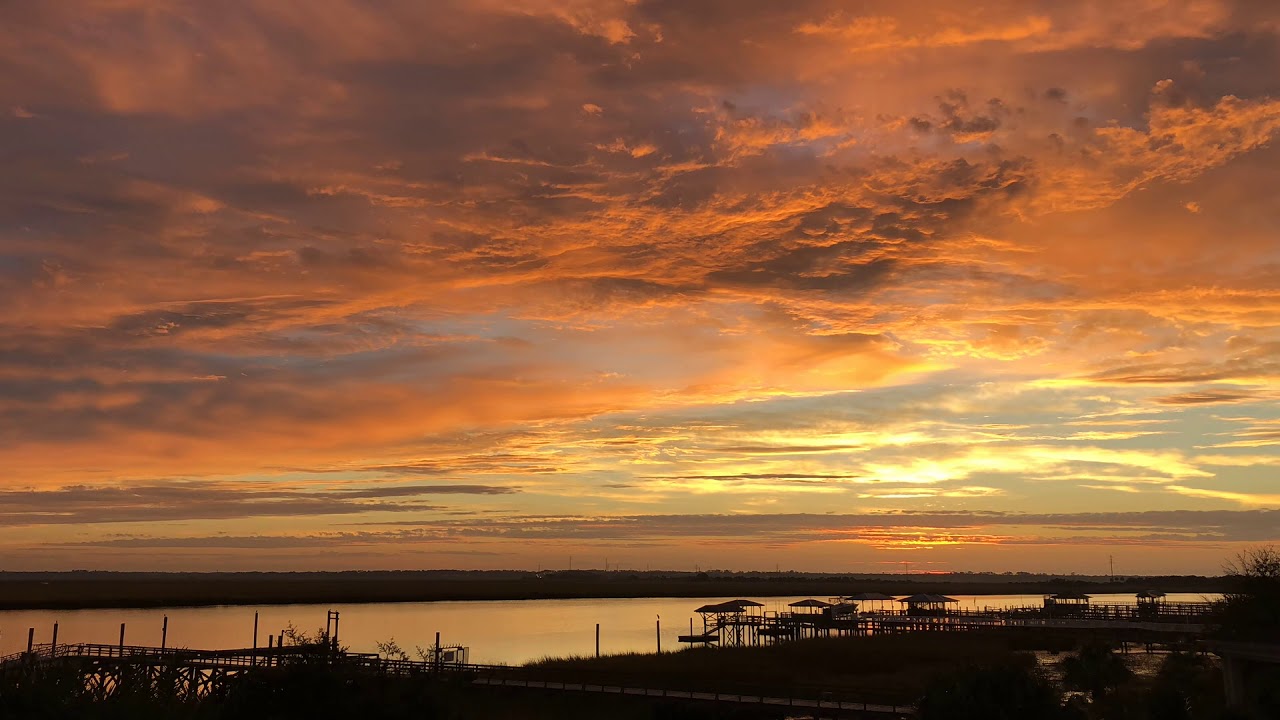 St Simons Island Sunrise Timelapse - YouTube