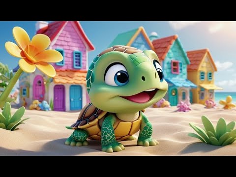 Tiny Turtles Go Crawl Crawl Crawl | English Nursery Rhyme | Kids Songs ...