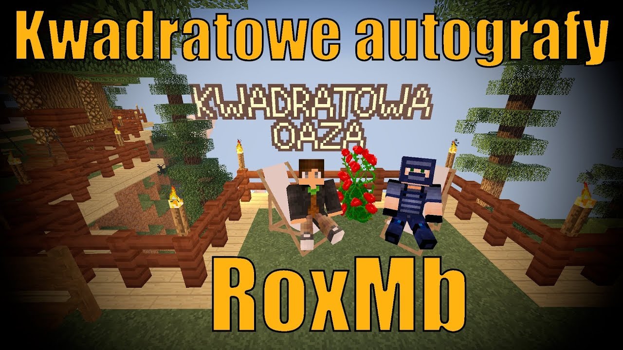Kwadratowe Autografy - RoxMb q&a ( minecraft ) - YouTube