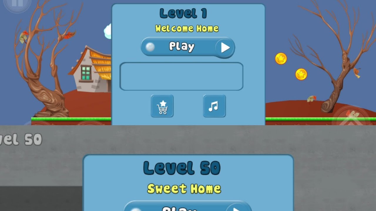 Hat Ball & Pink Ball: Level 1 & 50 Gameplay Walkthrough Video - YouTube