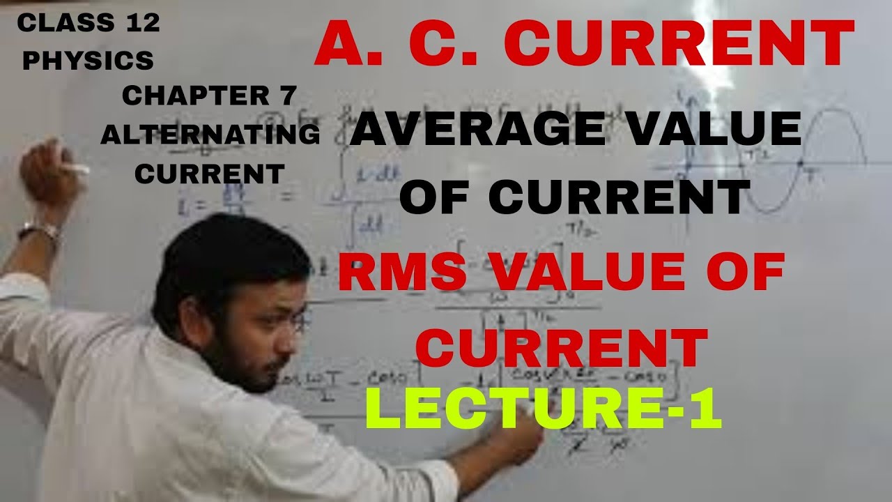 L01||AC Current || Average Current || RMS value of Current || Current ...