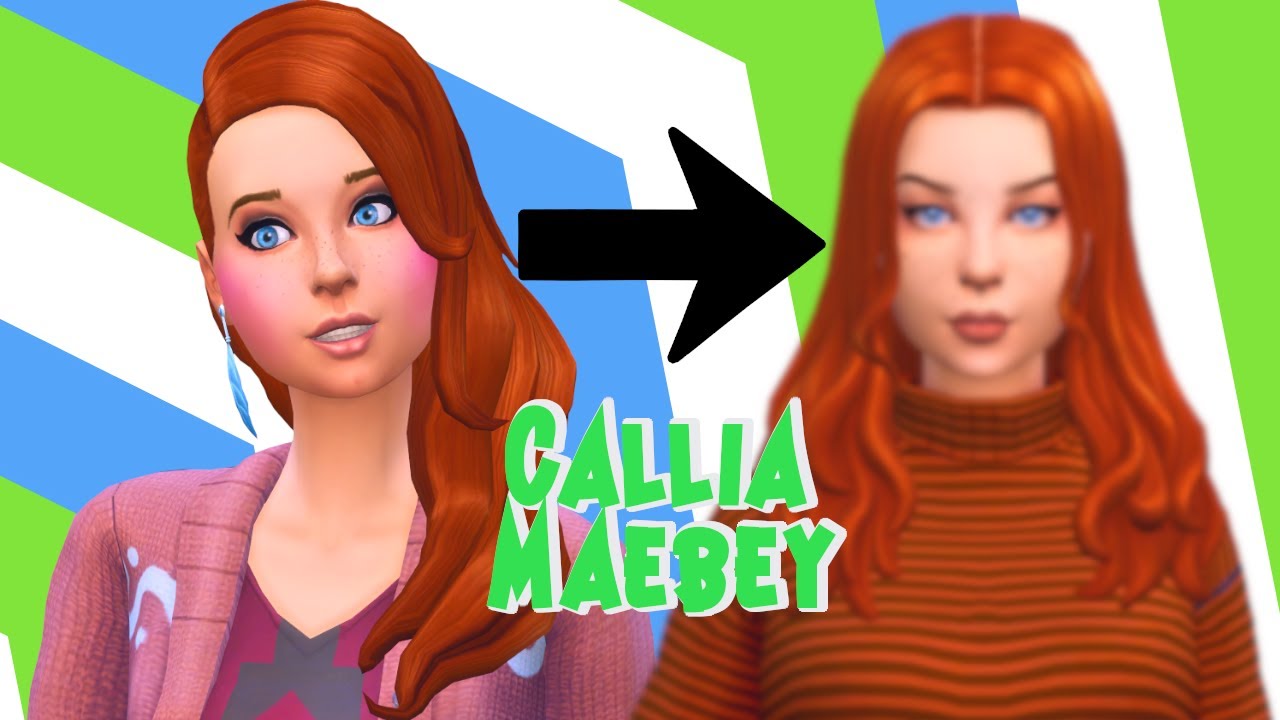 CALLIA MAEBEY Maxis Match Makeover! - YouTube