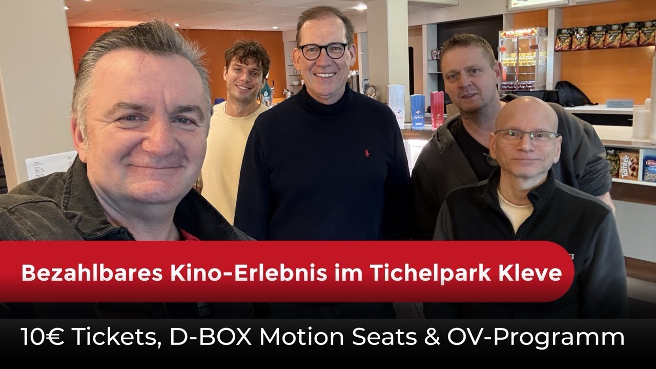 Bezahlbares Kino-Erlebnis: Tichelpark Cinema Kleve mit 10€ Tickets, D ...