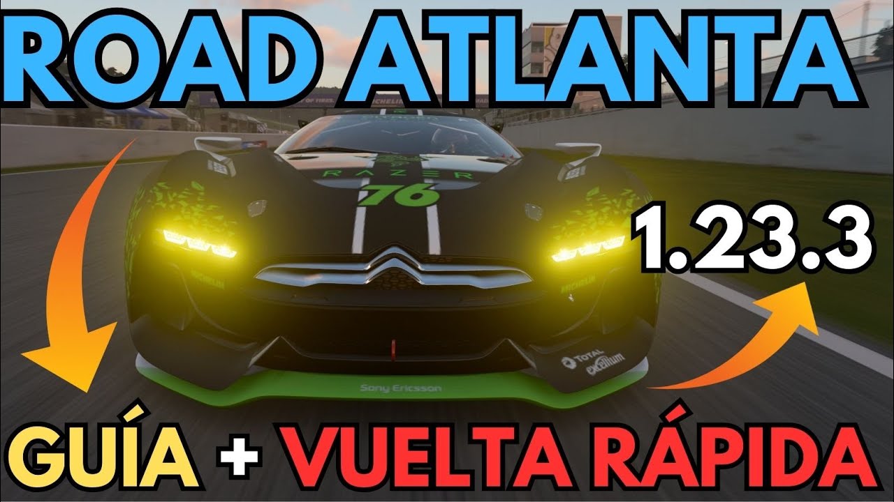 GUÍA de ROAD ATLANTA + VUELTA RÁPIDA - CITROEN GR.4 - 1.23.3 - GRAN ...
