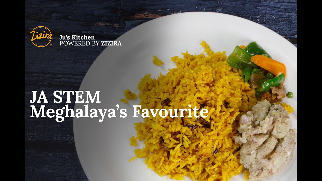 Discover the Real Meghalaya- Ja Stem (Yellow Rice) | Ju's Kitchen ...