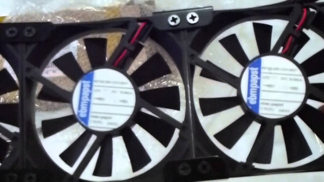 Unboxing pci fan para placa de video - YouTube