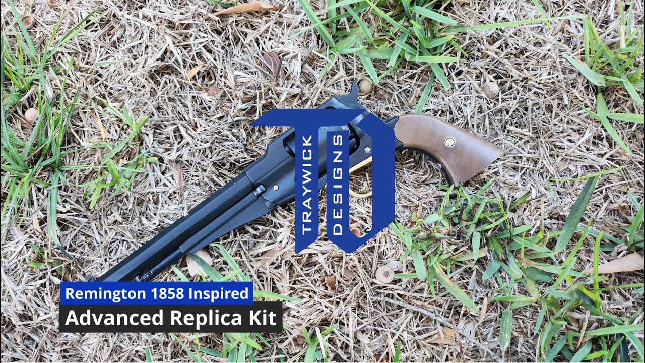Remington 1858 Inspired Advanced Replica Kit - YouTube