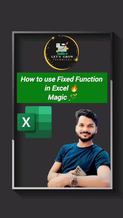 Use Fixed Function in Excel | What is Fixed Function in Excel #excel #exceltutorial # ...